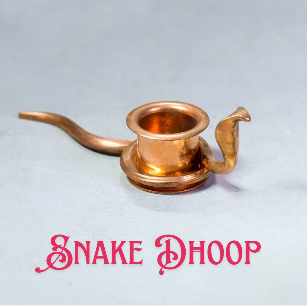 Tradycyjny Snake Dhoop Stand (Miedziany) ISHA > Namaskaram